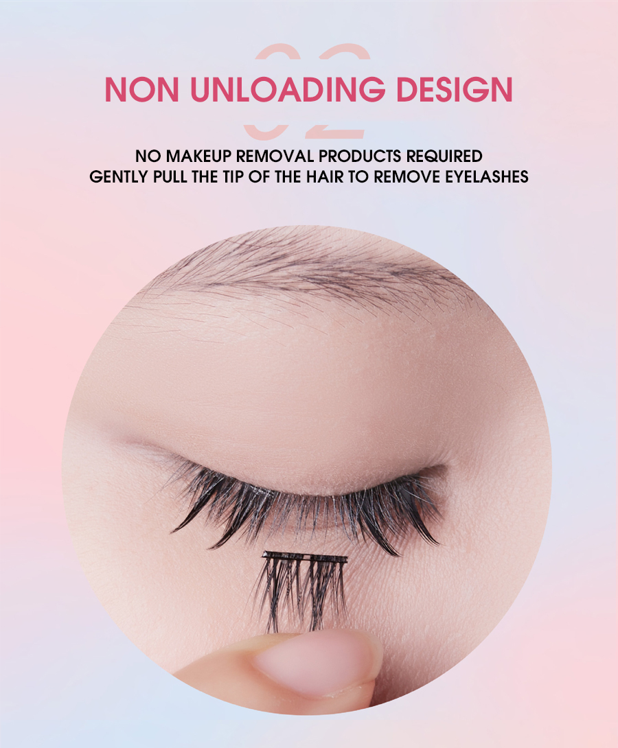 Purely Desire Cat Elf No Glue Self Adhesive False Eyelashes Thick ...