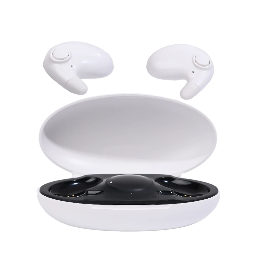 New X55 Sleep Wireless Bluetooth Earphones Ultra thin Mini Invisible ...