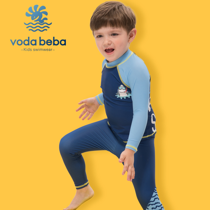Voda Beba Children's Swimsuit UV UPF 50 Sun Protection Set (2 Pcs) | Shopee Malaysia