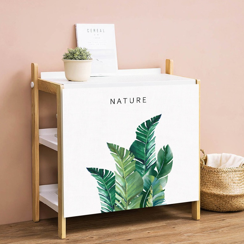 Customize Nordic Style Kitchen Cabinet Curtain Cabient Cover Anti-Dust ...