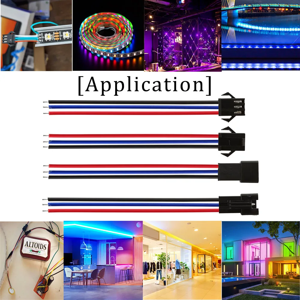 1 set 2Pin 3Pin 4Pin 5Pin 6Pin led Connector Male/female JST SM 2.54mm ...