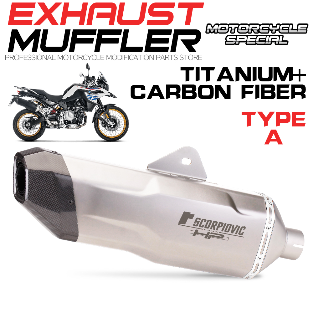 Universal 51mm Motorcycle Slip on Exhaust Modify Motocross Exhaust ...