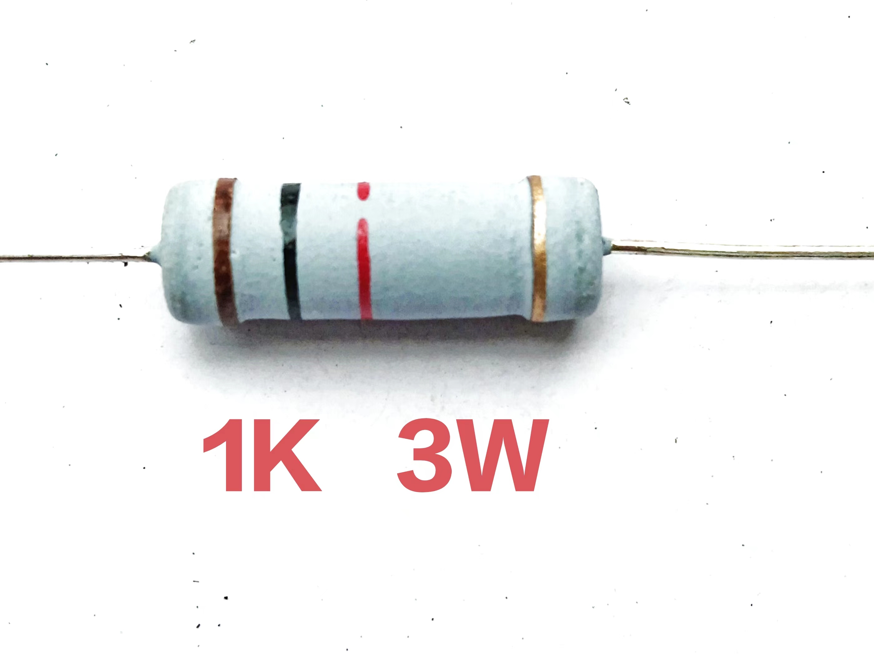 Ready Stock 3W Metal Oxidation Film Resistor (MO) Resistor Value 0.1 ...