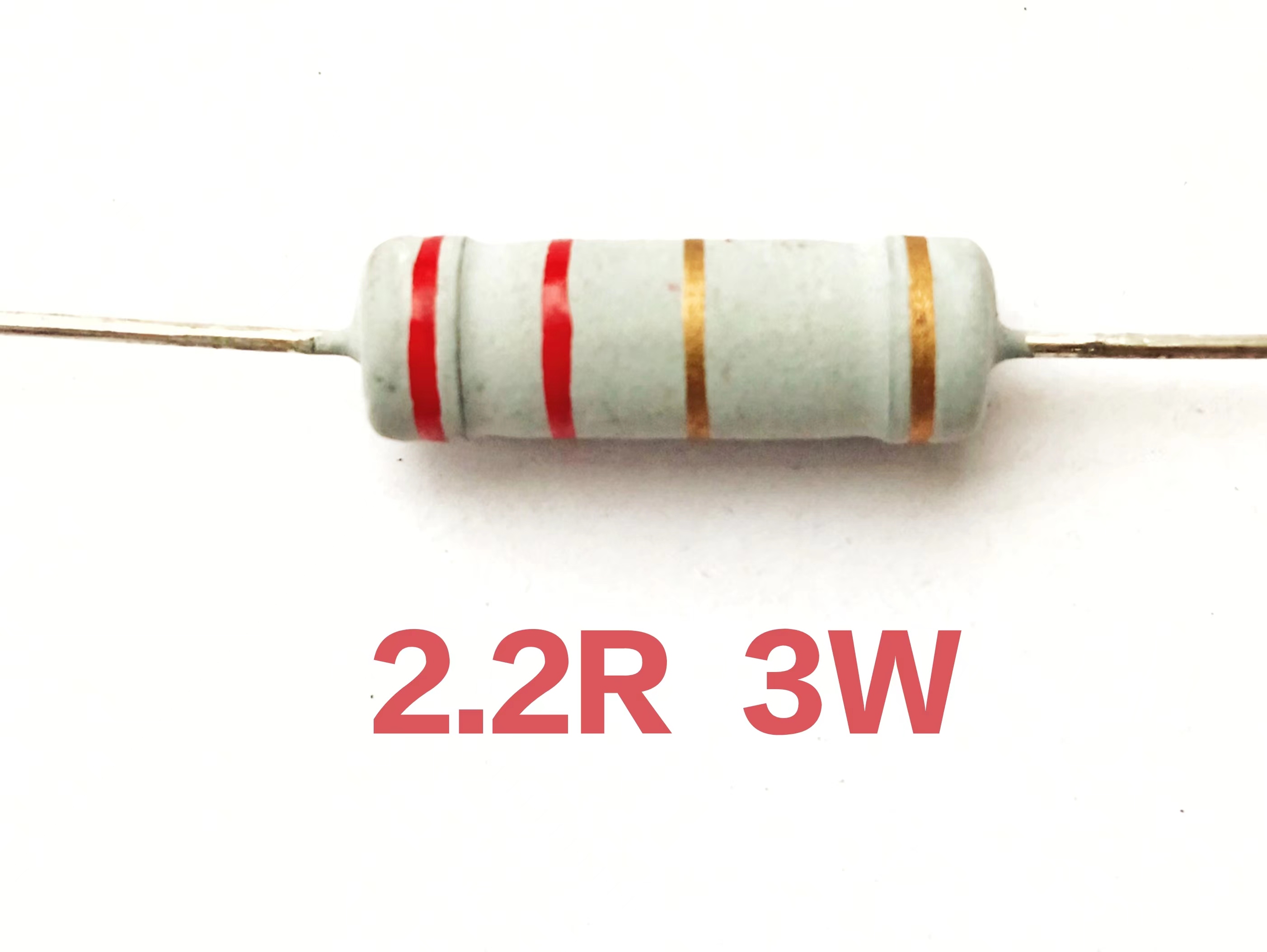 Ready Stock 3W Metal Oxidation Film Resistor (MO) Resistor Value 0.1 ...