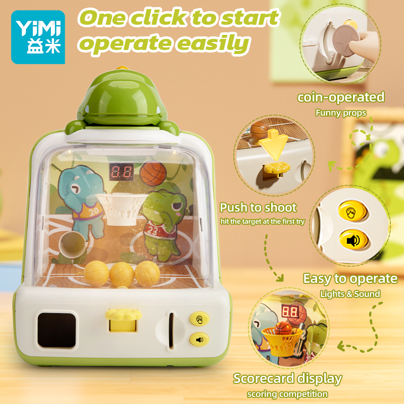 [Ready Stock] YIMI Dinosaur Basketball Machine Shooting Game Kids Toy ...
