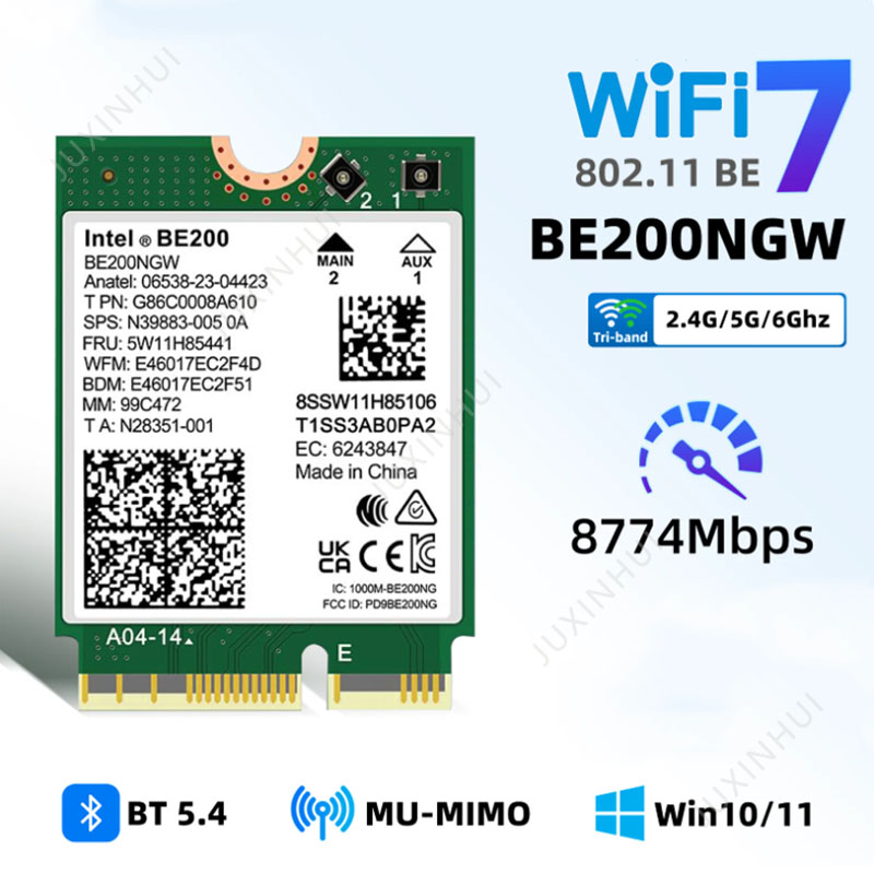 Lntel WiFi7 Wireless Network Card BE200 Laptop M.2 Desktop Computer 6G ...