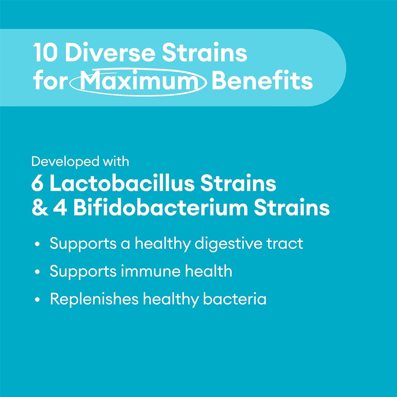 GREVIP-60 BILLION PROBIOTIC - Contains 10 different strains - Relieves ...