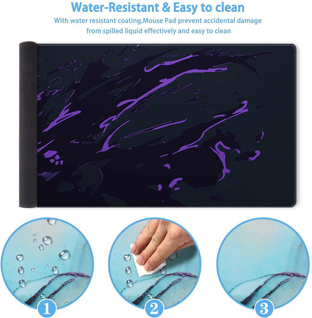 Spilled Dragon Mouse Pad Plus Size paws Mouse Pad Wave Gaming Mouse Pad ...