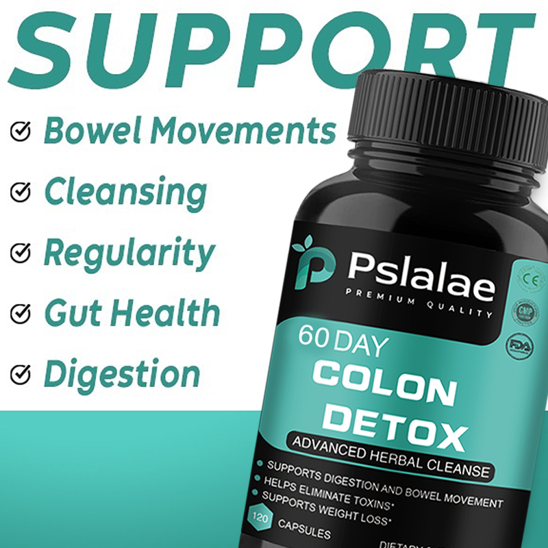 Pslalae-60 DAY COLON DETOX - with natural organic senna - for bowel ...