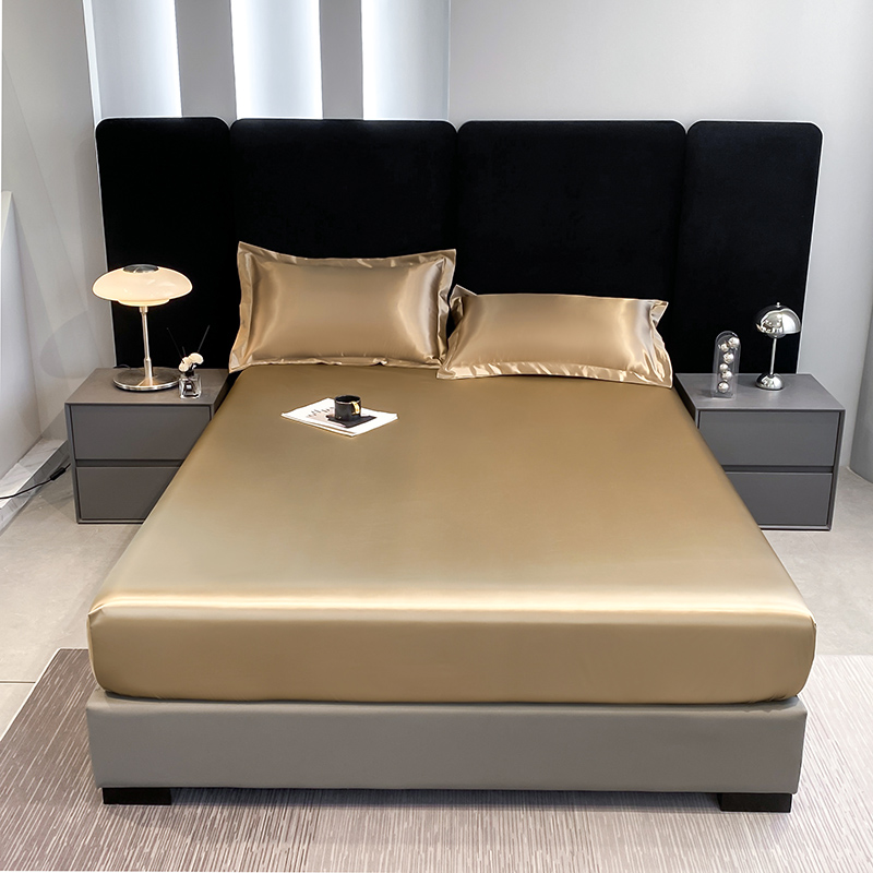 Ice Silk Mattress Protector Summer Fitted Sheet Premium Cadar Single ...