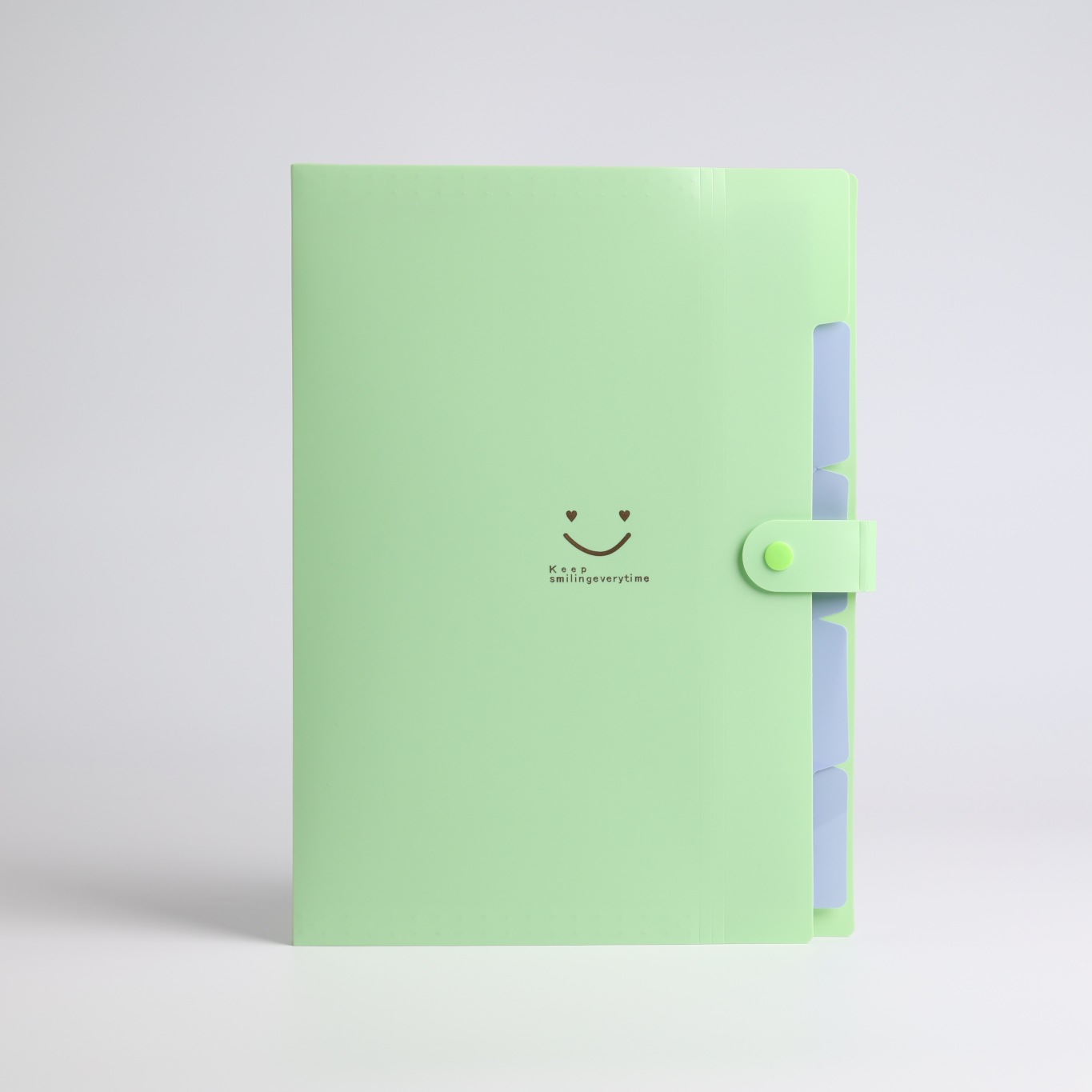The folder is divided into 5 compartments, Korean style stationery ...