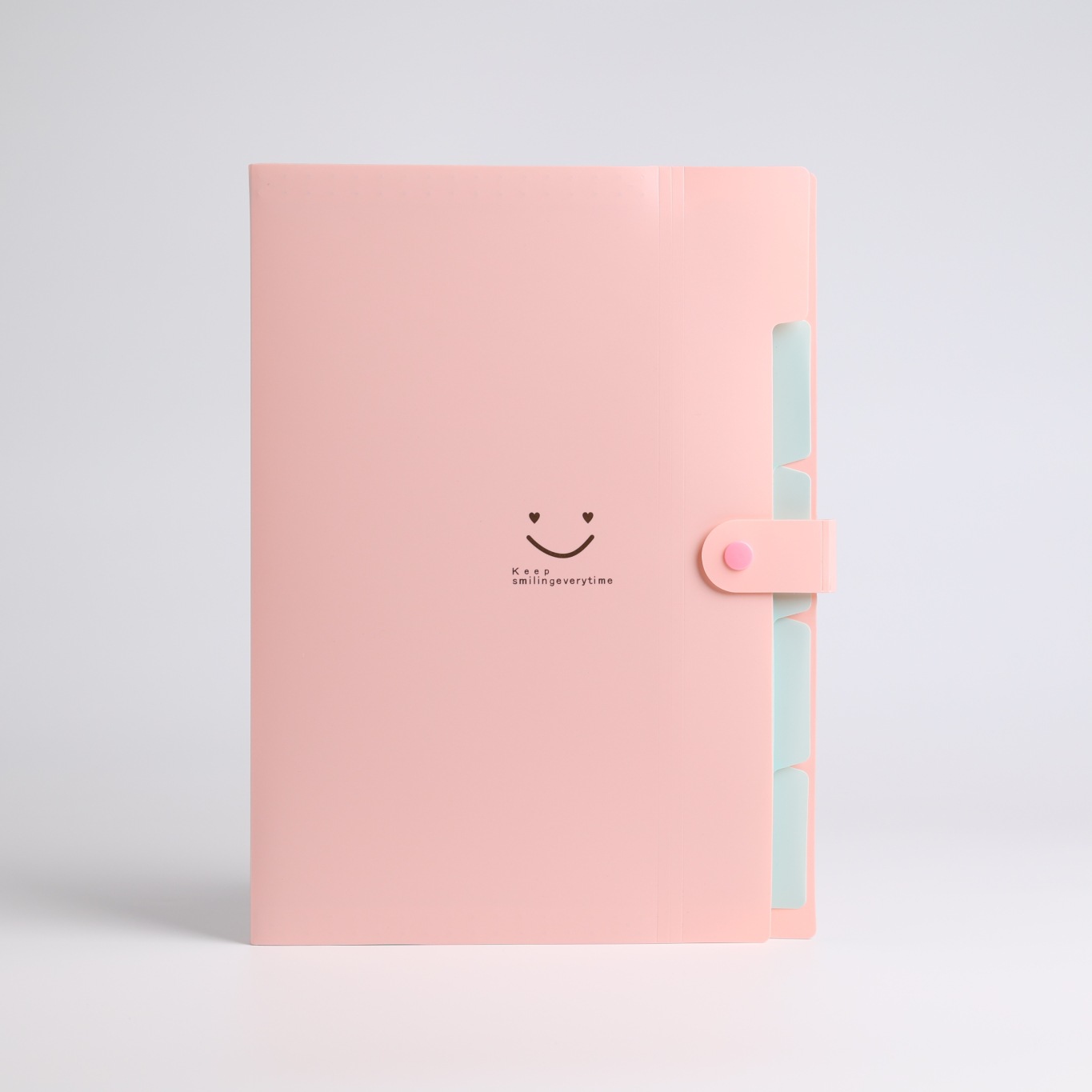 The folder is divided into 5 compartments, Korean style stationery ...