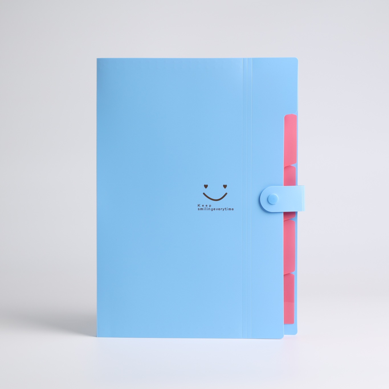 The folder is divided into 5 compartments, Korean style stationery ...