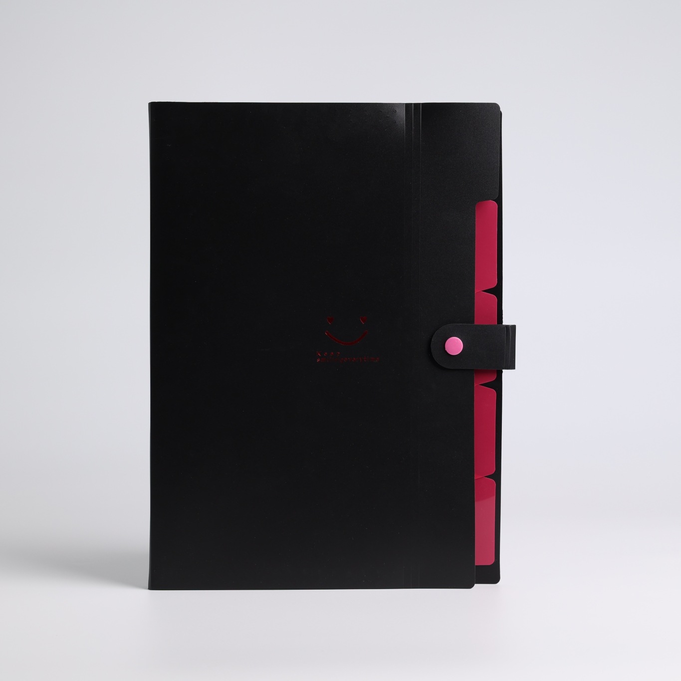 The folder is divided into 5 compartments, Korean style stationery ...