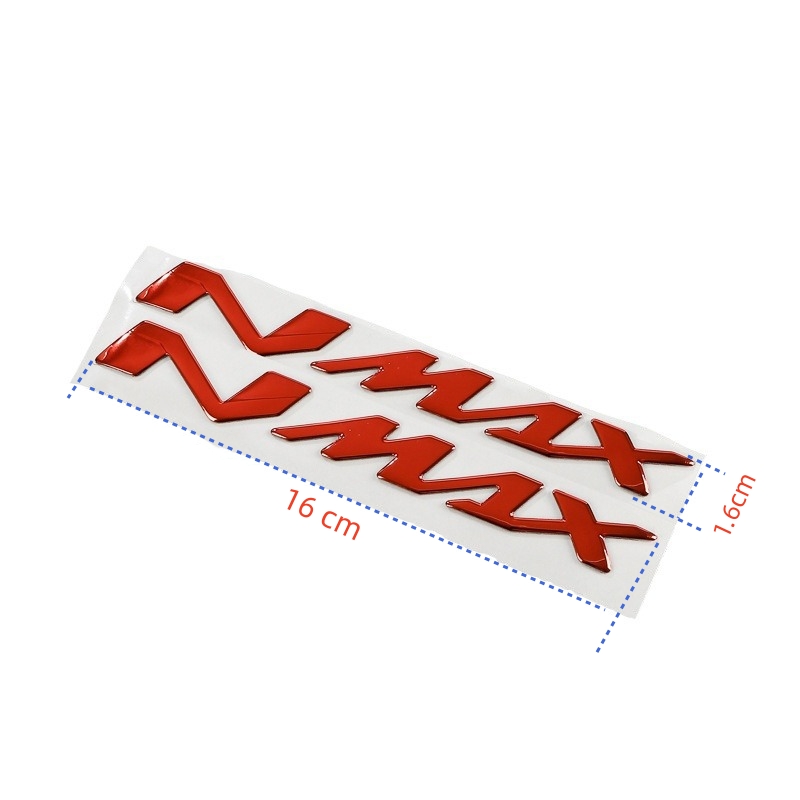 1 pairs 3D YAMAHA NMAX Emblem Decoration Stickers YAMAHA NMAX 125 155 ...