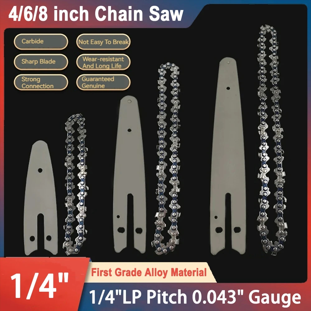 🔥MY Stock🔥4 ''/6''/8''/10''/12'' Inch Mini Steel Chainsaw Chains ...