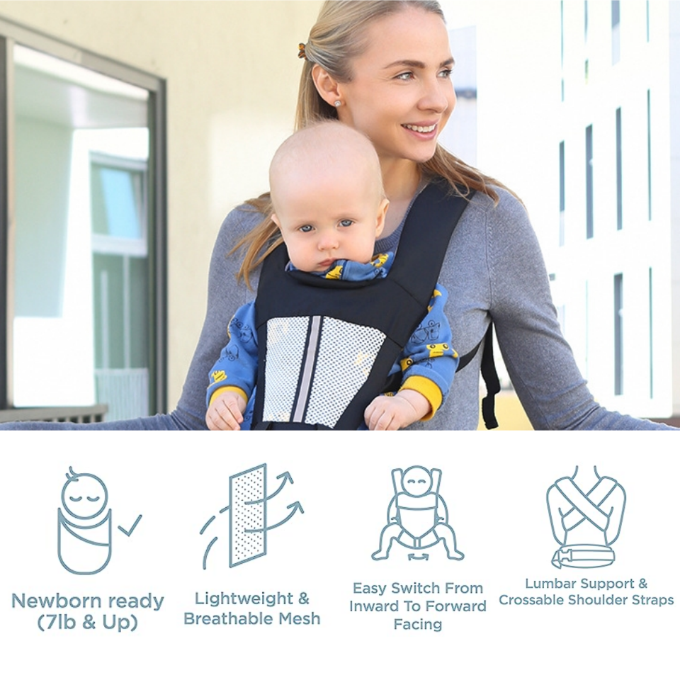 Baby Carrier Multifunctional Baby Sling Backpack Natural Breathable ...