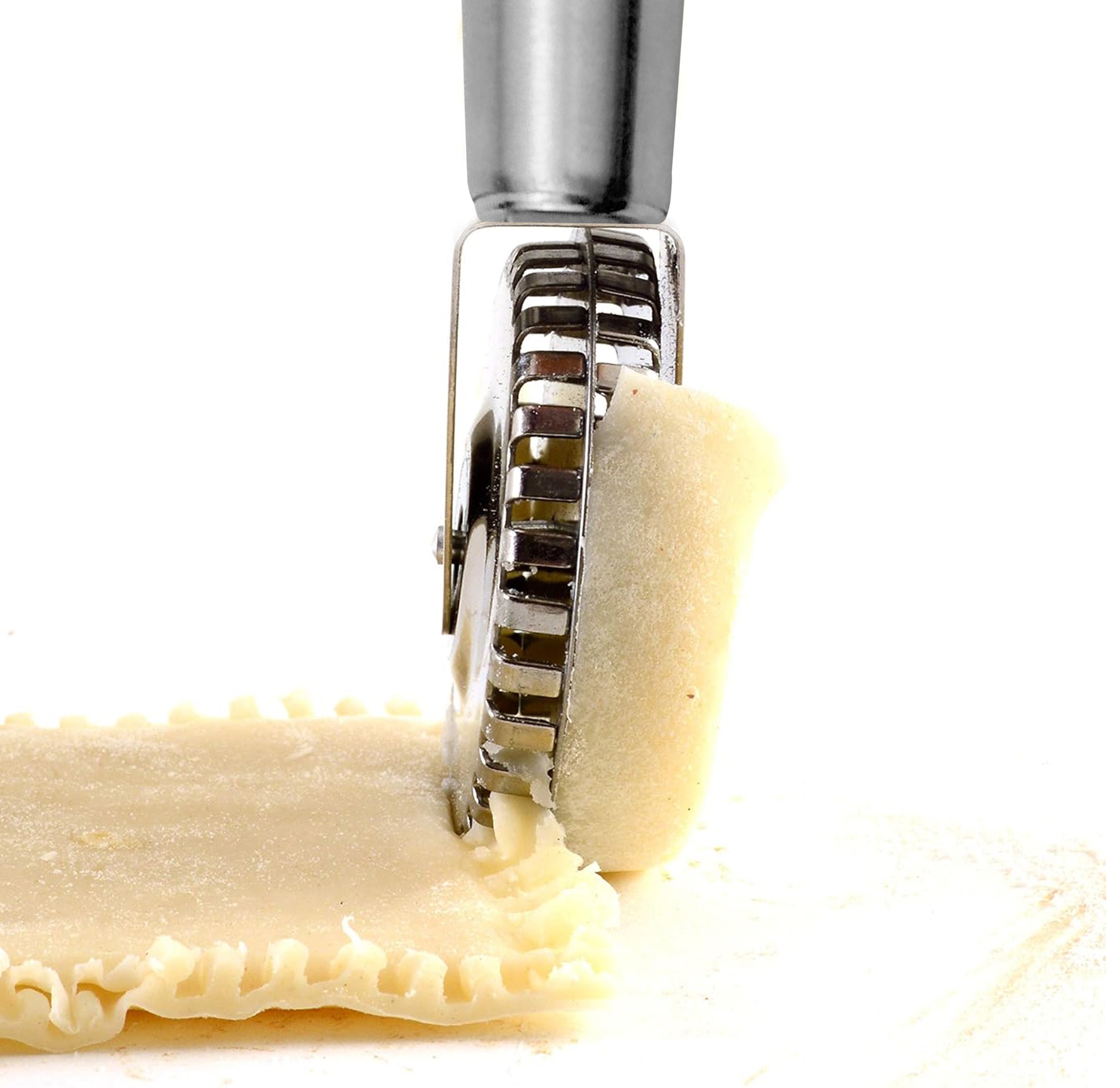 Stainless Steel Pastry Roller Edge Sealer Embosser Pie Sandwich Tool ...