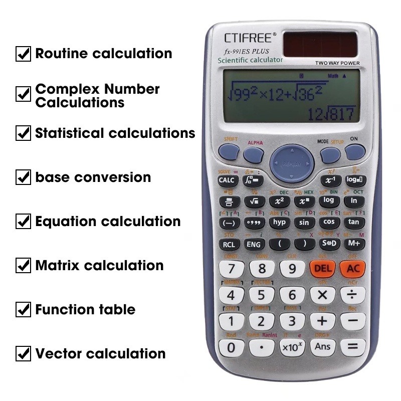 24 SHIP Genuine Casio FX-991EX FX-82MS ClassWiz Series Scientific ...