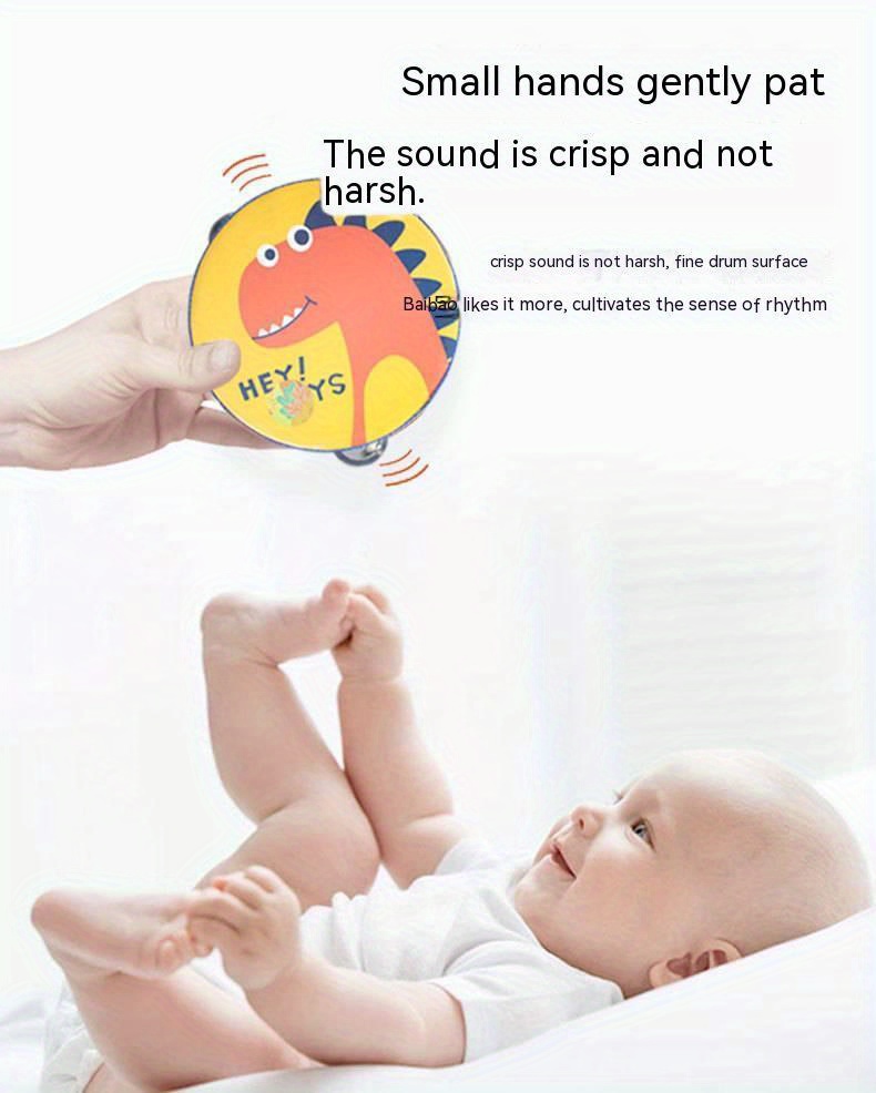 Wooden Bell Toys, Preschool Education Cute Cartoon Hand Clapping, Drum ...