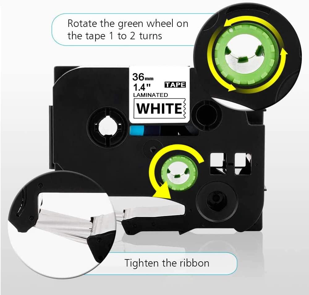 Compatible Brother P-touch Label Tape 36mm TZe 261 161 661 TZ-261 ...