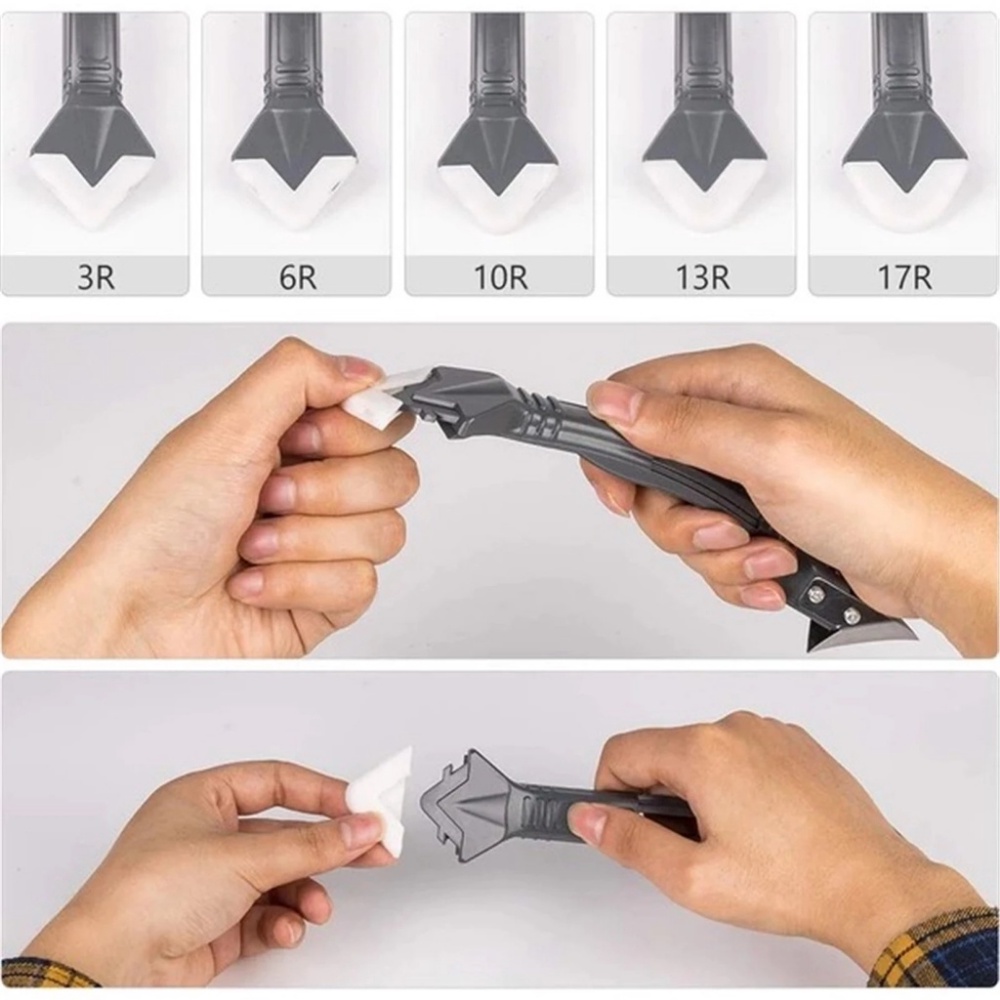 5 in 1 rubber scraper silicone sealant plastic removal tool silicone ...