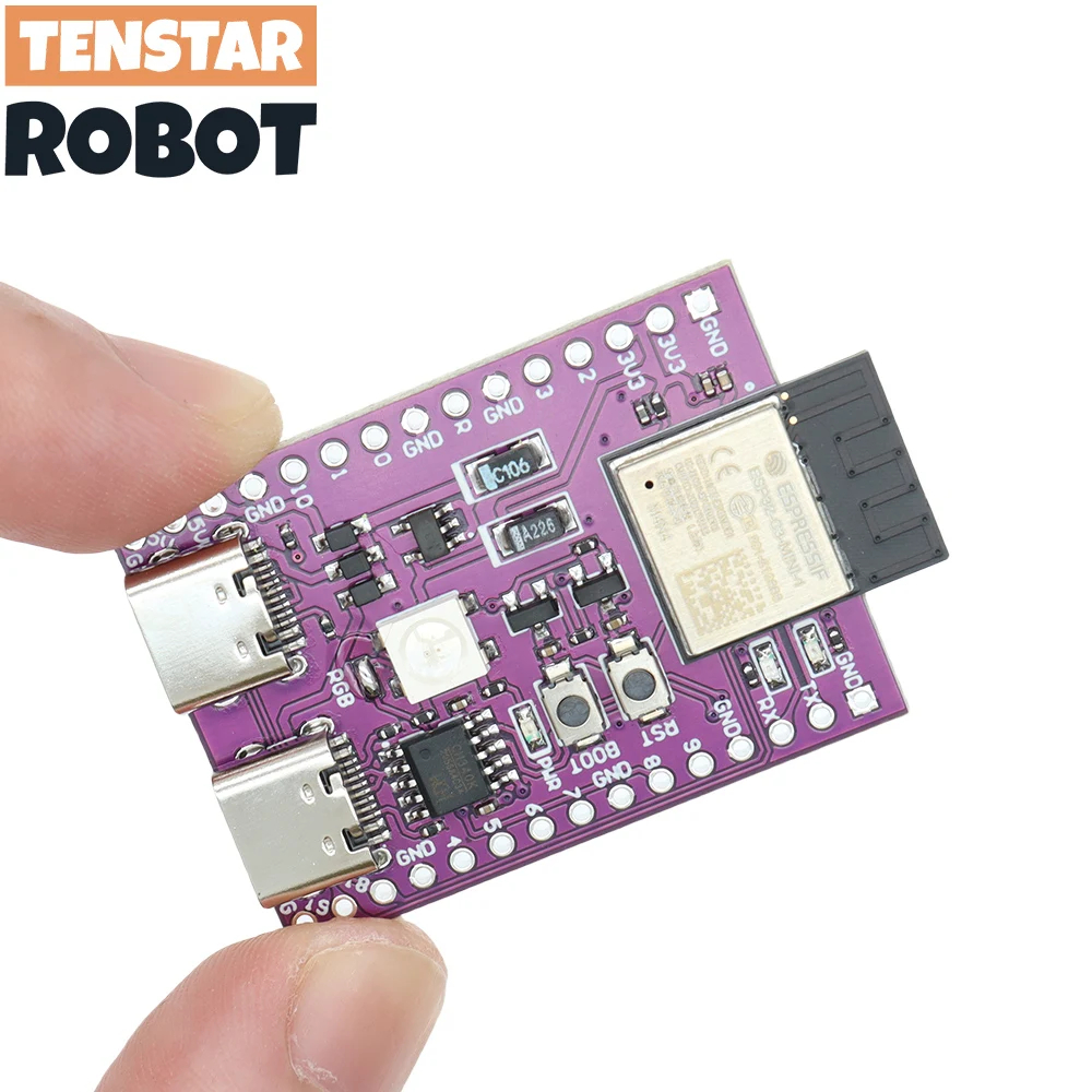 Esp32 Esp32 C3 Esp32 S3 Dual Type C Development Board Core Board Esp32 C3 Devkitm 1 Esp32 C3
