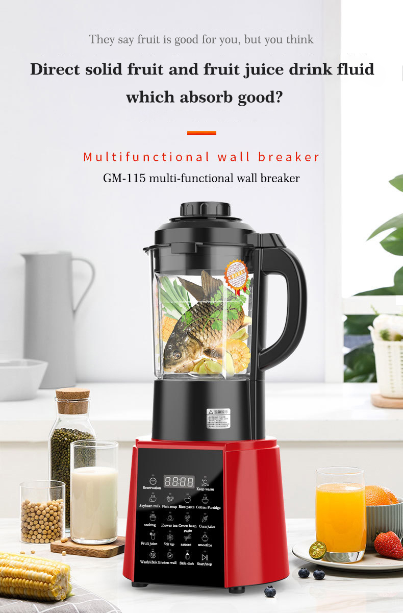 Heavy Duty Blender 1.75L Mixer Juicer High Power Food Processor Ice ...