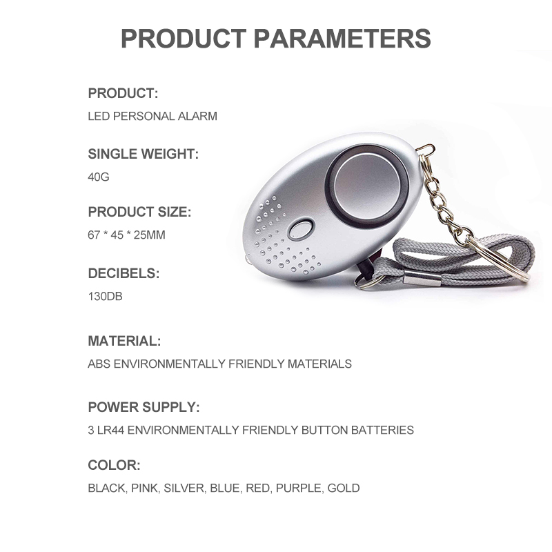 Self-Defense Keychain, Women's Children's 130dB High Decibel Emergency ...