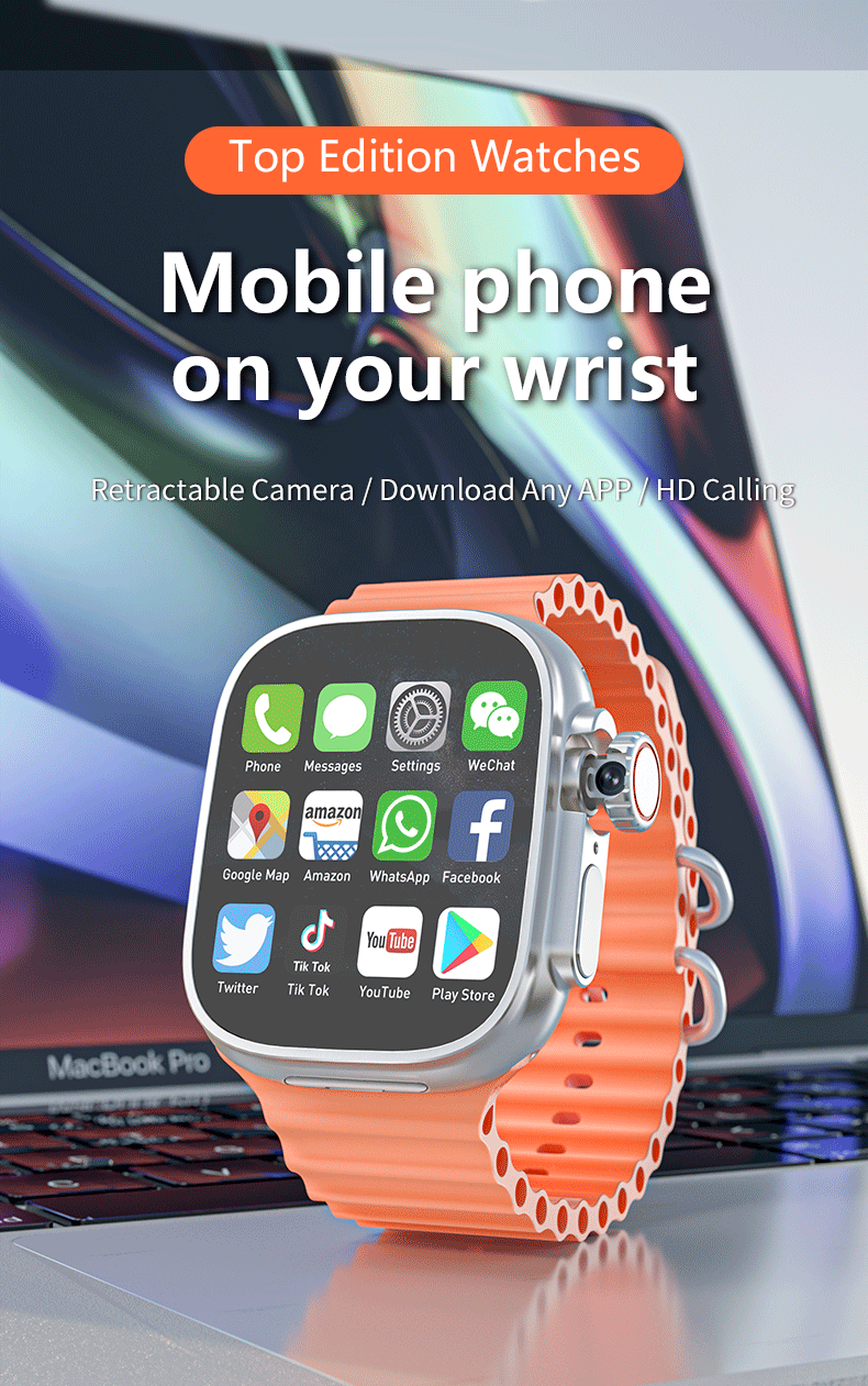 2024 New DW99 Super 4G Android Smartwatch DW89 Upgraded 49mm AMOLED ...