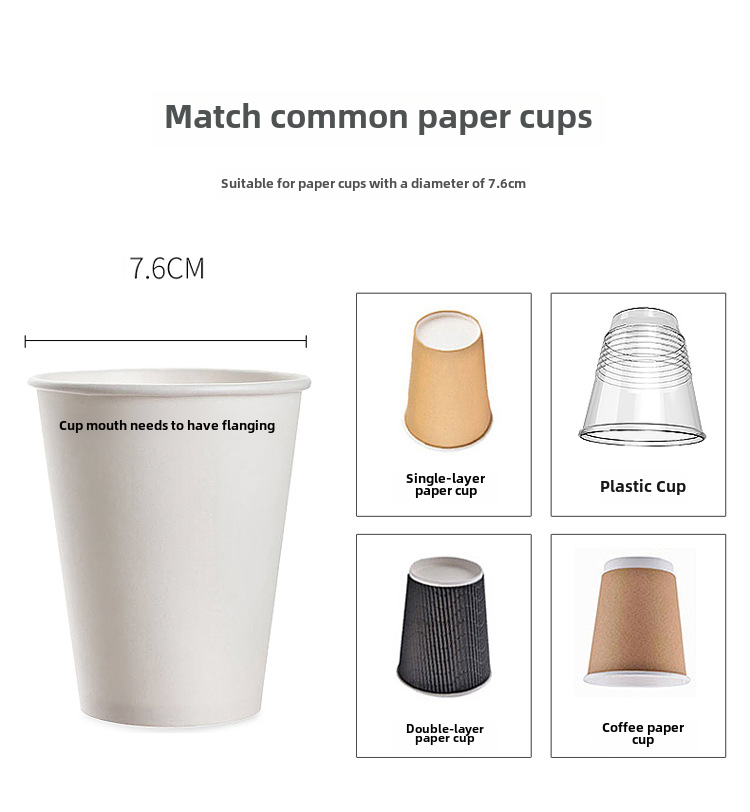 [Double Tube Cup Extractor] Disposable Paper Cup Extractor Automatic ...