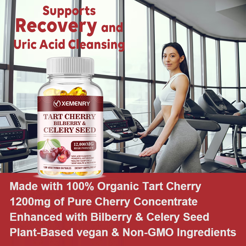 TART CHERRY BILBERRY & CELERY SEED Capsules - Kidney Health Formula for ...