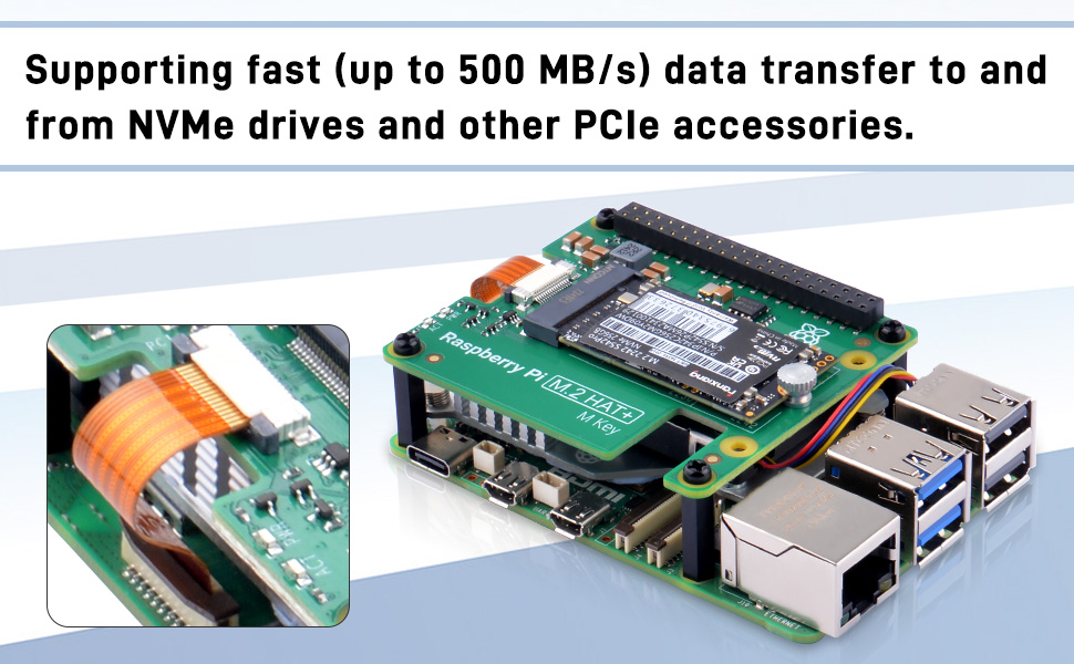 52Pi PCIe M.2 HAT+ with Raspberry Pi 5 Active Cooling Kit | Shopee Malaysia