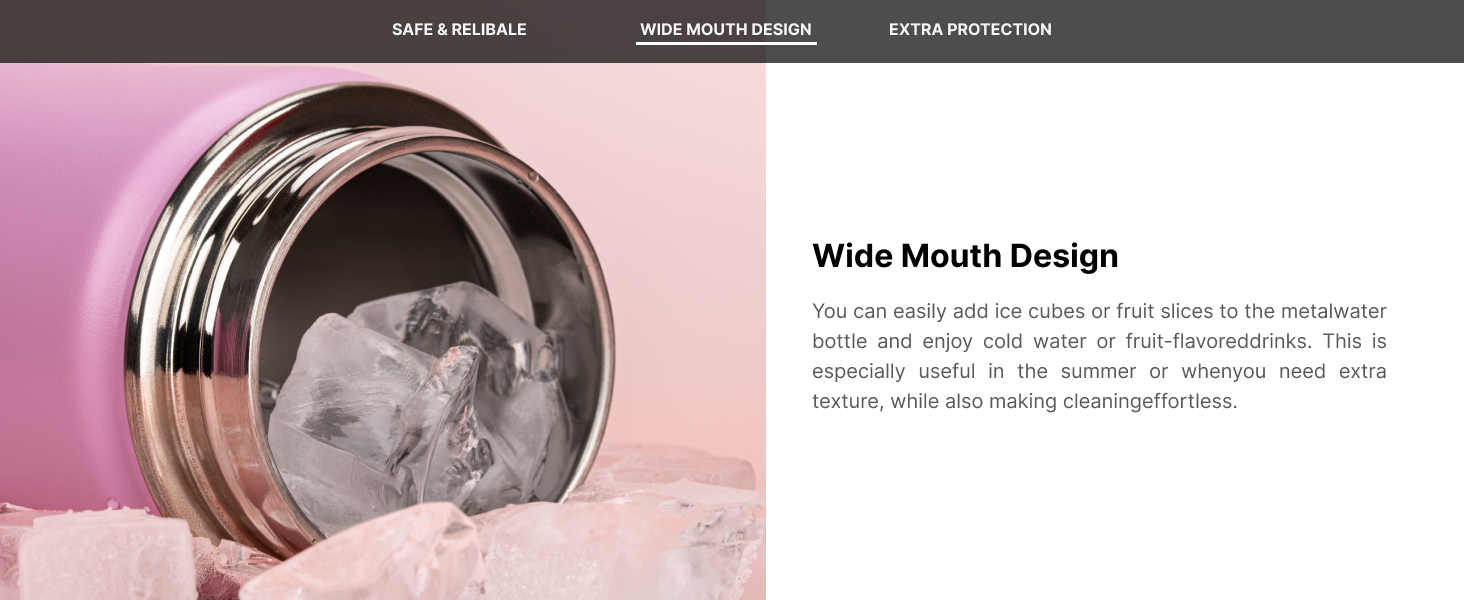 Mollcity 650ML Portable Thermos Flask,Stainless Steel Insulated Water ...