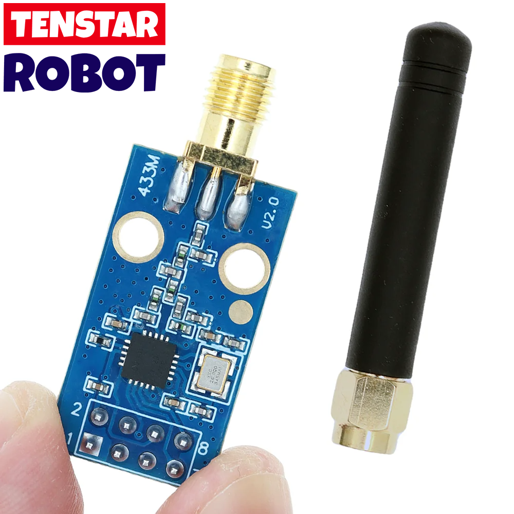 CC1101 433MHz Wireless Module With SMA Antenna Wireless Transceiver ...
