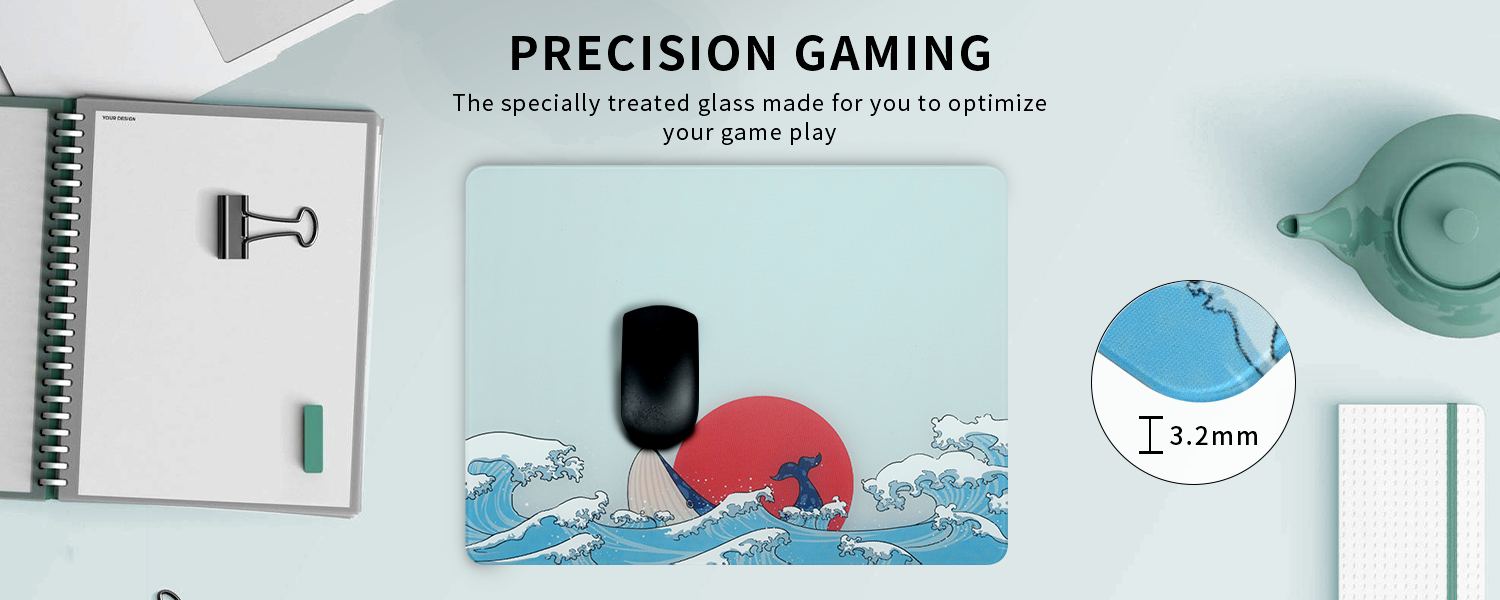 XVX Microcrystalline Photovoltaic Glass Mouse Pad Tempered New Upgrade ...