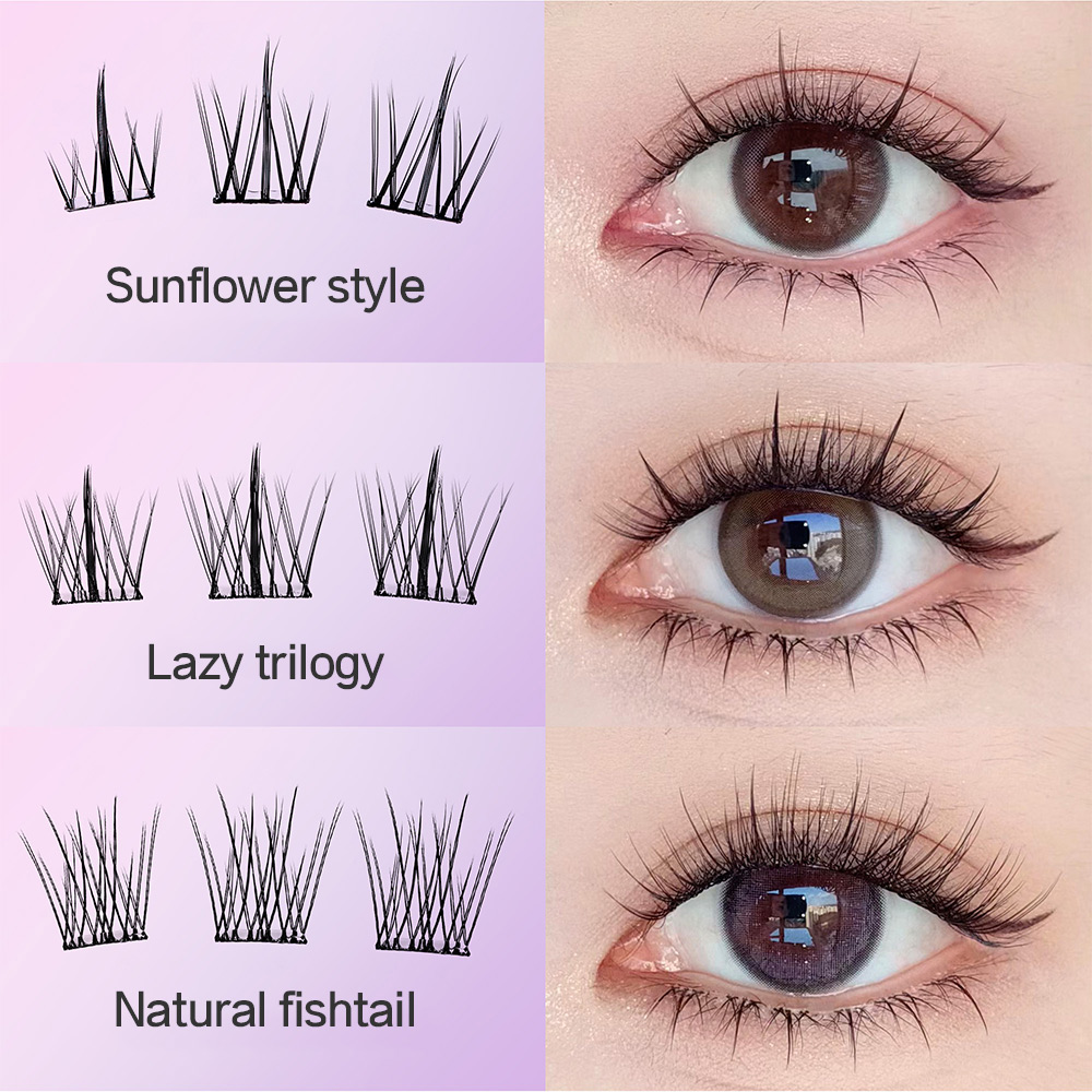 GECOMO 120pcs of high-volume sunflower trilogy false eyelashes are ...