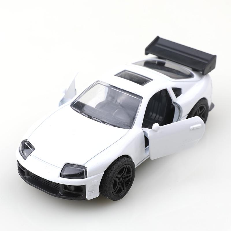 Simulation Alloy Sports Car Model Children's Toy Car Pull Back Open ...