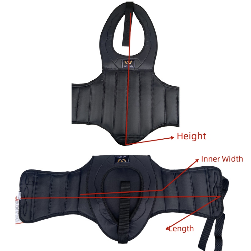Sanda MMA Martial Arts Boxing Muay Thai Chest Guard Body Protector ...