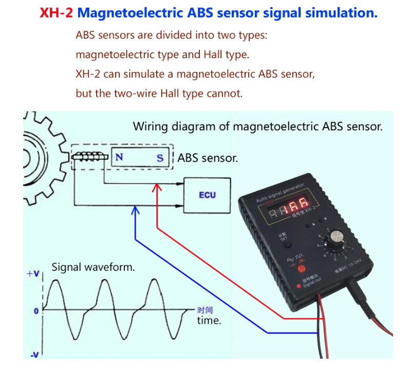 Original New XH-2 Auto Vehicle Signal Generator Car Hall Sensor ...