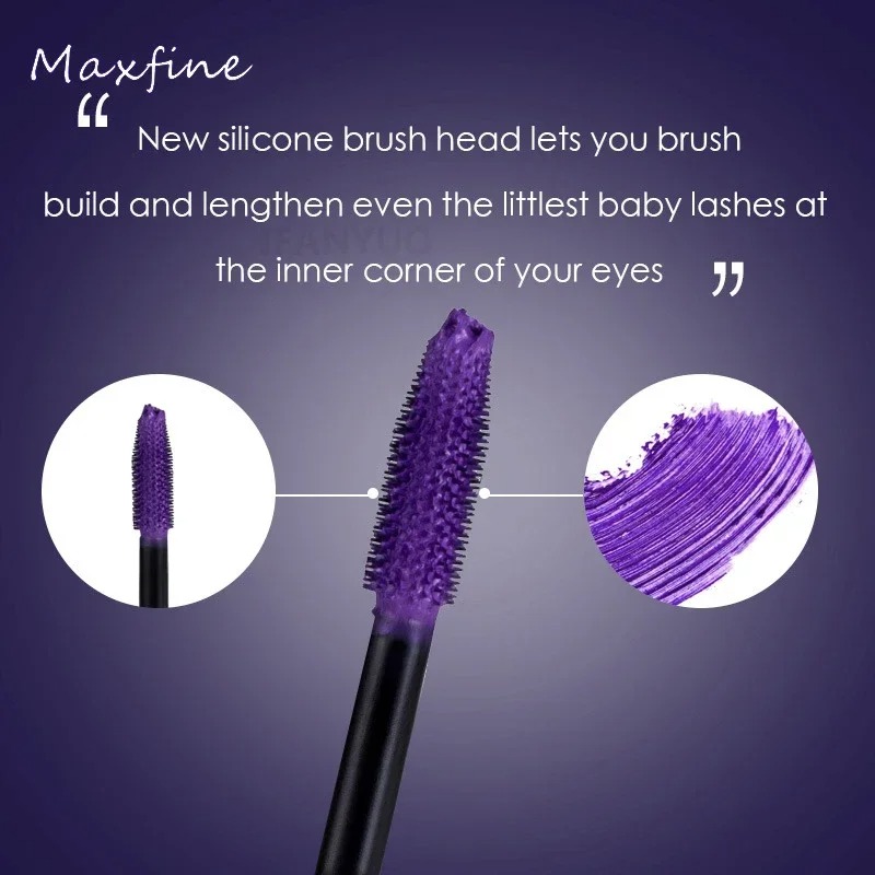 Natural Slender Mascara Thick And Smudge Proof Colorful Makeup Holding ...