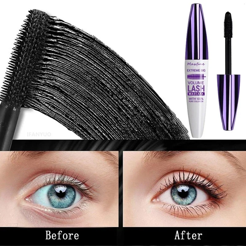 Natural Slender Mascara Thick And Smudge Proof Colorful Makeup Holding ...