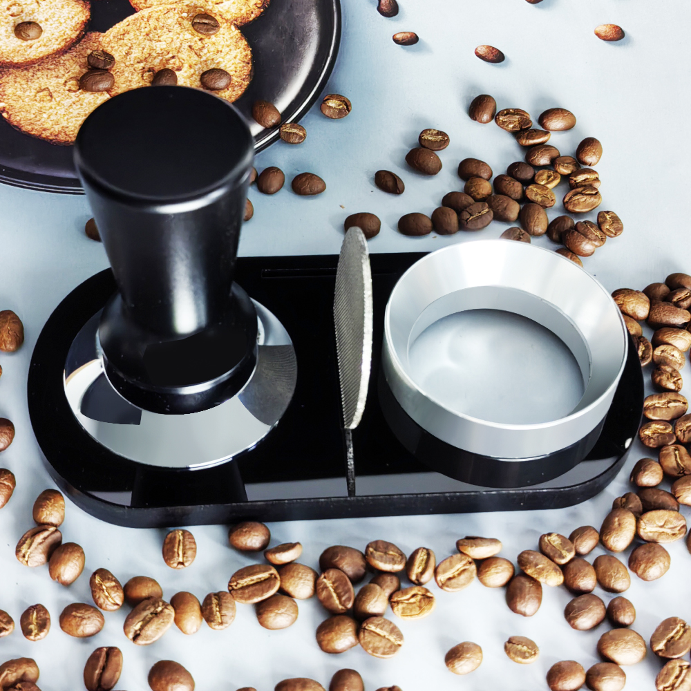 3Pcs Espresso Tamper 51/53/58mm Coffee Dosing Funnel Puck Screen with ...