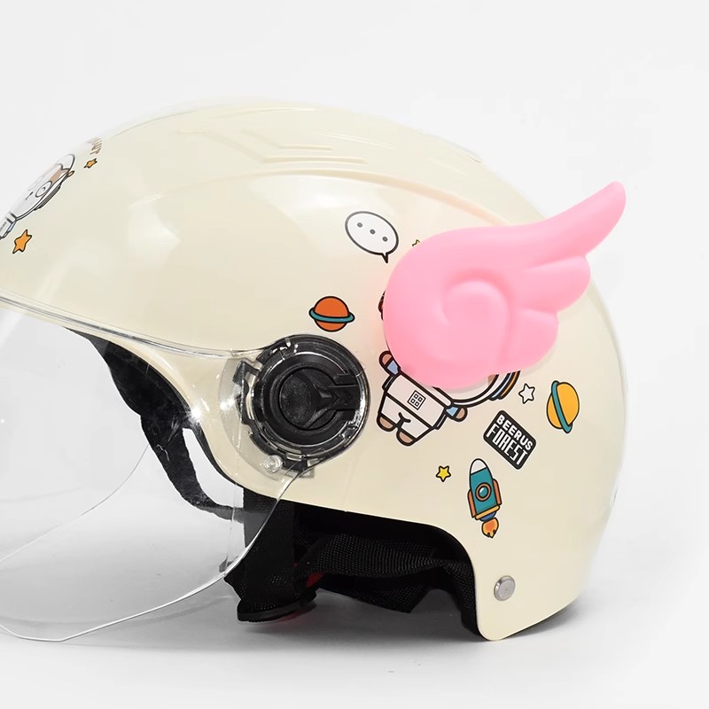 DIY Self Adhesive Angel wing accessories for helmets Cartoon Modeling ...