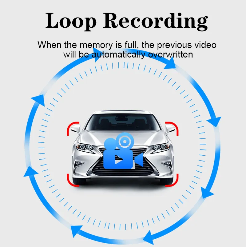 【MY Ready Stock】1080P Driving Recorder/Car Camera screen/Vehicle Video ...