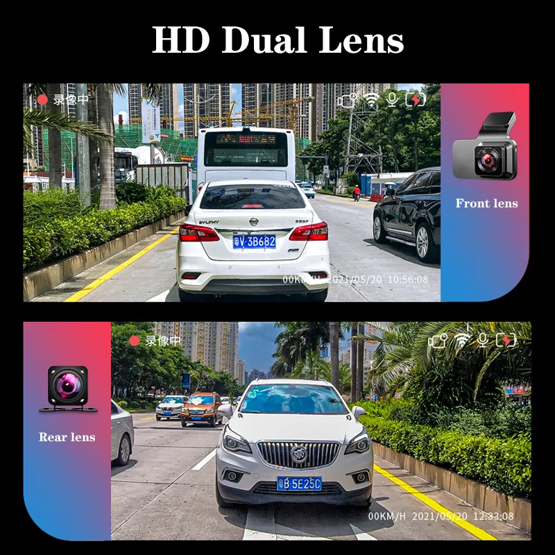 【MY 24-hour shipping】1080P Driving Recorder Car Camera screen Vehicle ...