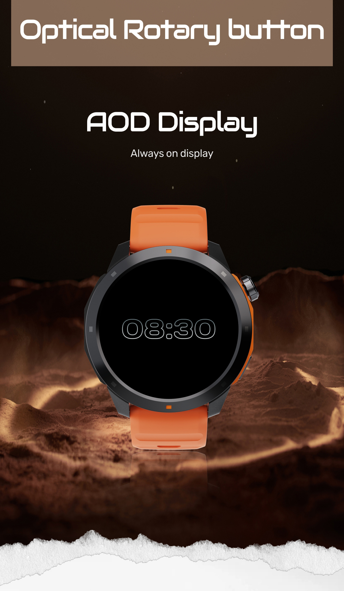 Gloryfit × AOLON NAVI R3 Smart Watch GPS Tracker Map AMOLED Screen AOD ...