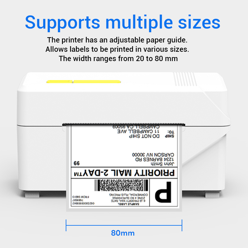 FlashLabel Thermal Printer Bluetooth(Not A6 or 4-inch Compatible), label printer– Suitable for ...