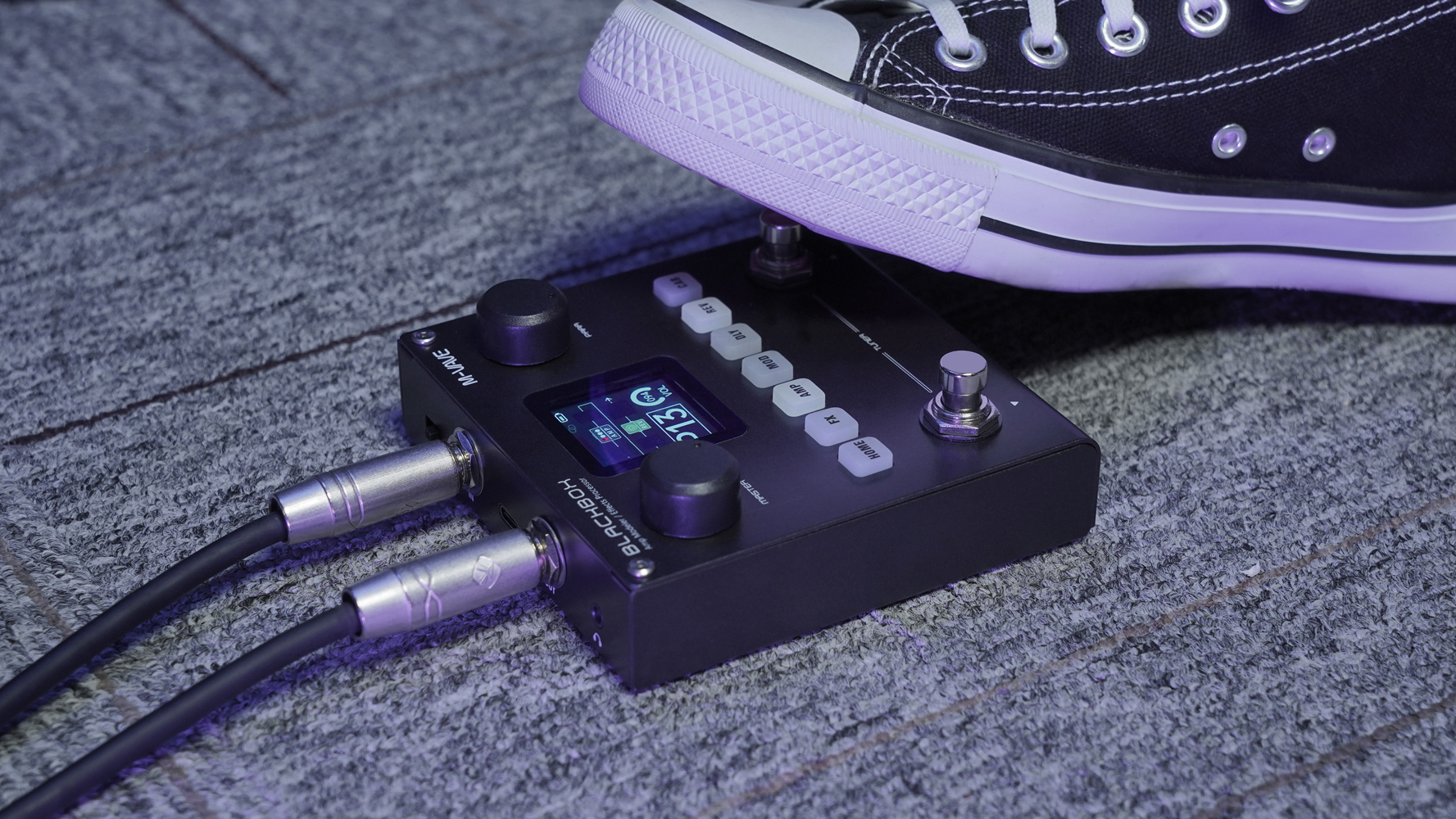 M-VAVE BLACKBOX Guitar Mutli-effect Pedal Audio Processor 44.1KHz/24bit ...