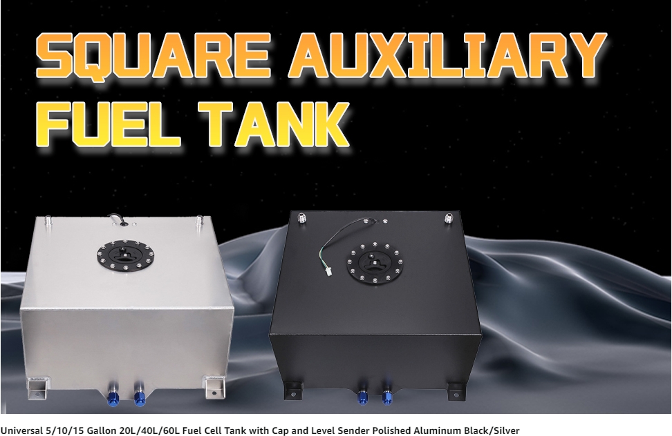 Universal 2.5/5/10/15/20 Gallon 10/20/40/60/80L Fuel Cell Tank with Cap ...